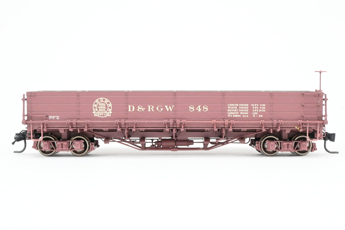 HOn3 Blackstone Models D&RGW - Denver & Rio Grande Western Drop Bottom ...