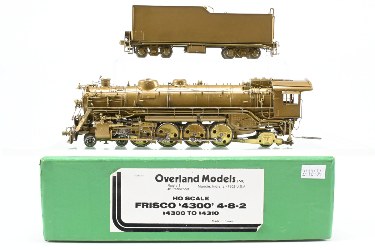 HO Brass OMI - Overland Models SLSF - Frisco "4300" 4-8-2 Mountain w ...