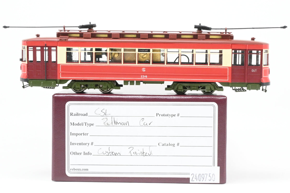 HO Brass Fairfield Models 343 CSL - Chicago Surface Lines Pullman Car ...
