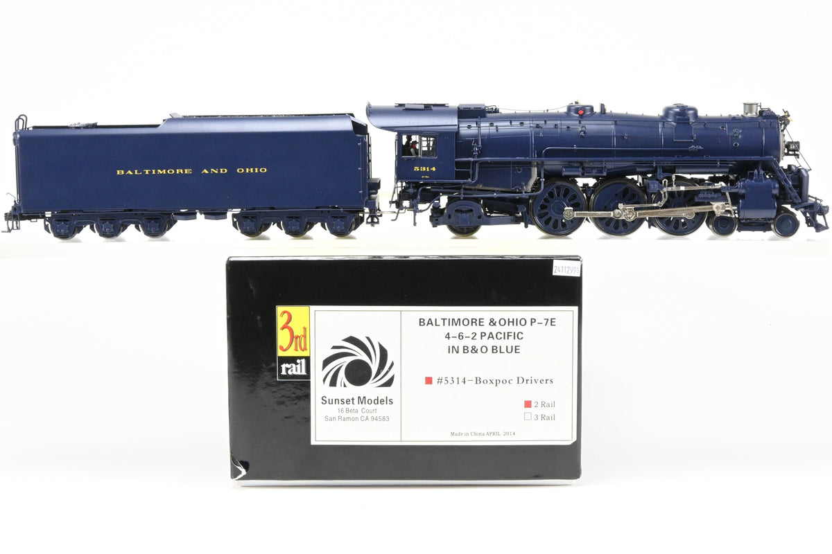 O Brass CON Sunset Models Third Rail B&O - Baltimore and Ohio P-7e 4-6 ...