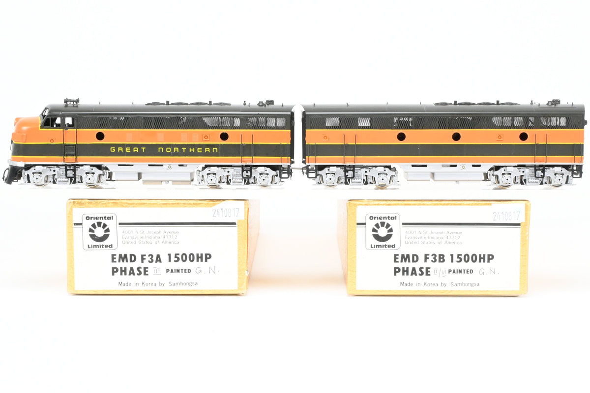 HO Brass Oriental Limited GN - Great Northern EMD F3A/F3B 1500 HP Phas – ReSourced Rails