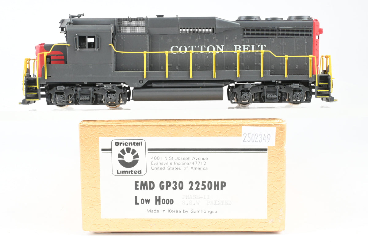 HO Brass Oriental Limited SSW – Cotton Belt EMD GP30 PH II 2250 HP Fac ...