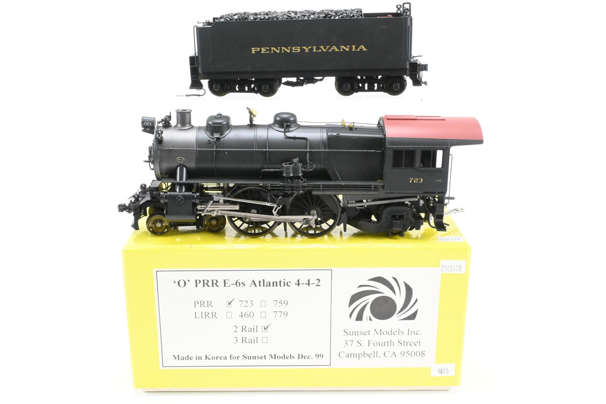 O Brass Sunset Models PRR - Pennsylvania Railroad E-6s 4-4-2 Atlantic ...