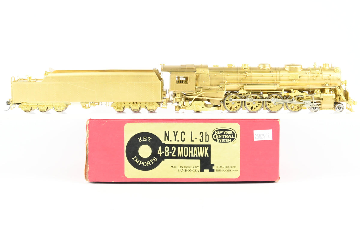 HO Brass Key Imports NYC - New York Central L-3b 4-8-2 Mohawk 1983 Run ...