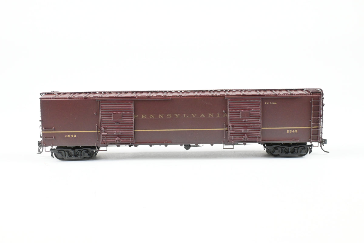 HO Brass The P Company PRR - Pennsylvania Railroad X42 Mail Storage Ca ...