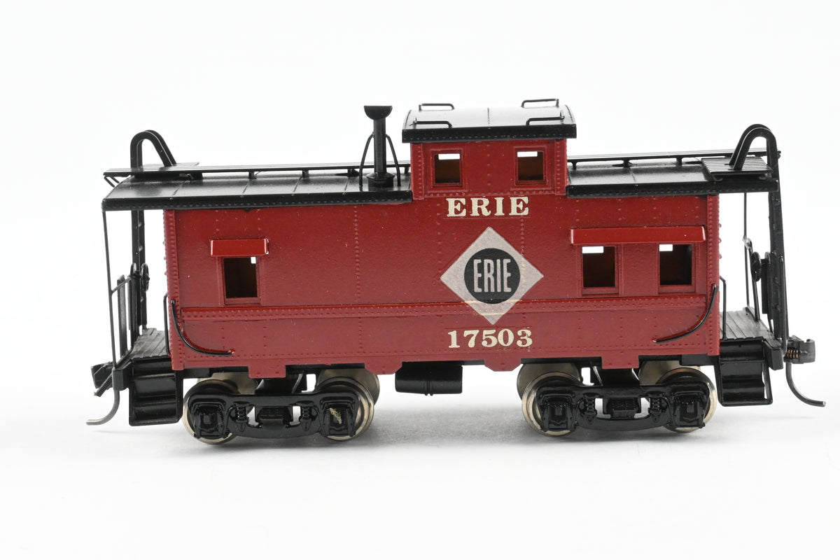 HO Brass Lambert Erie Railroad Steel offset Caboose Custom Painted ...