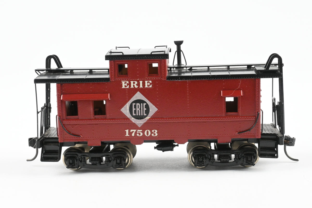 HO Brass Lambert Erie Railroad Steel offset Caboose Custom Painted ...