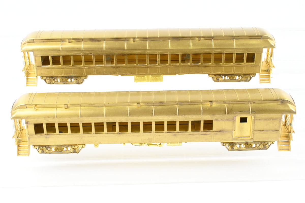 HO Brass Railworks Ltd. DL&W- Lackawanna Boonton Combine-Coach Set w/R ...