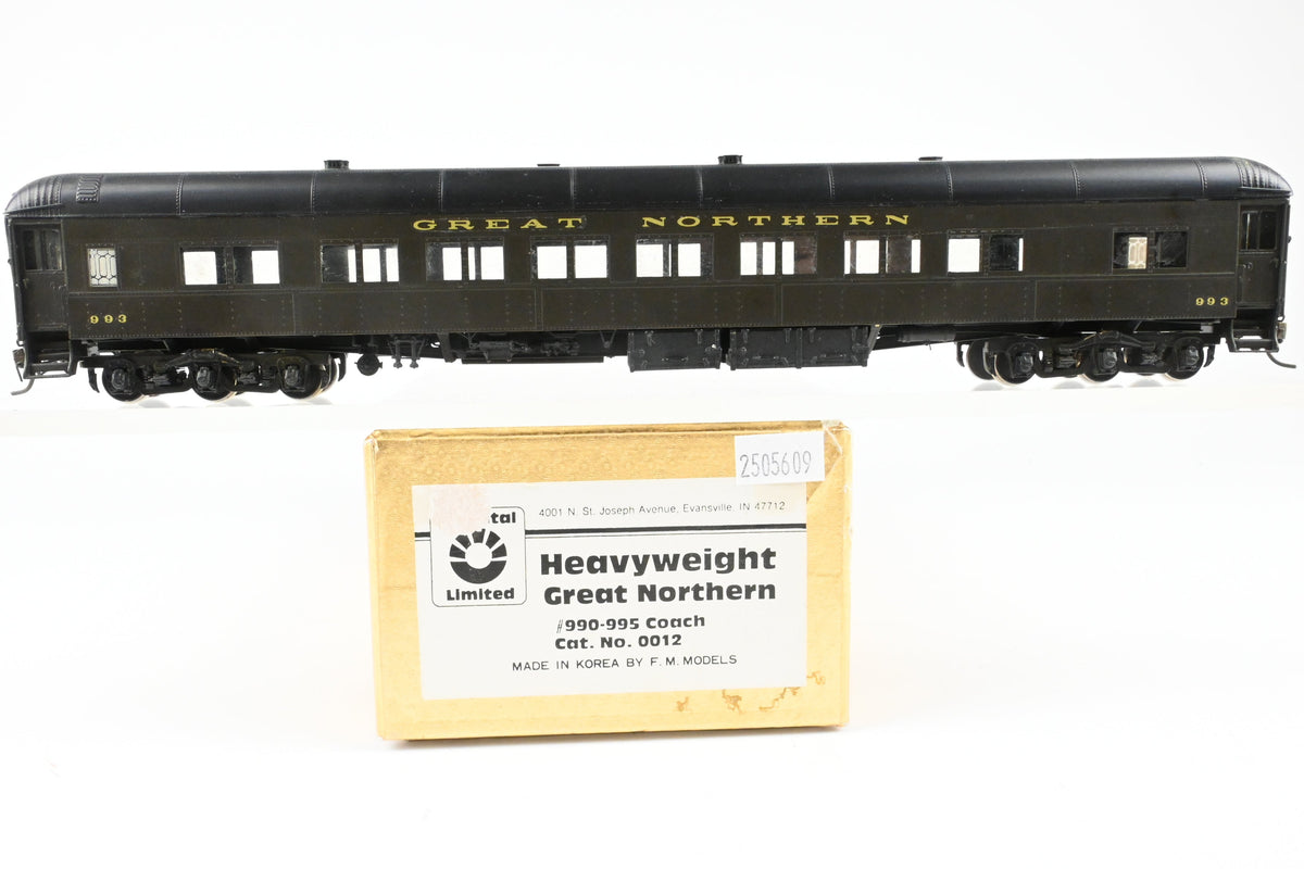 HO Brass Oriental Limited GN - Great Northern Heavyweight Coach CP No ...