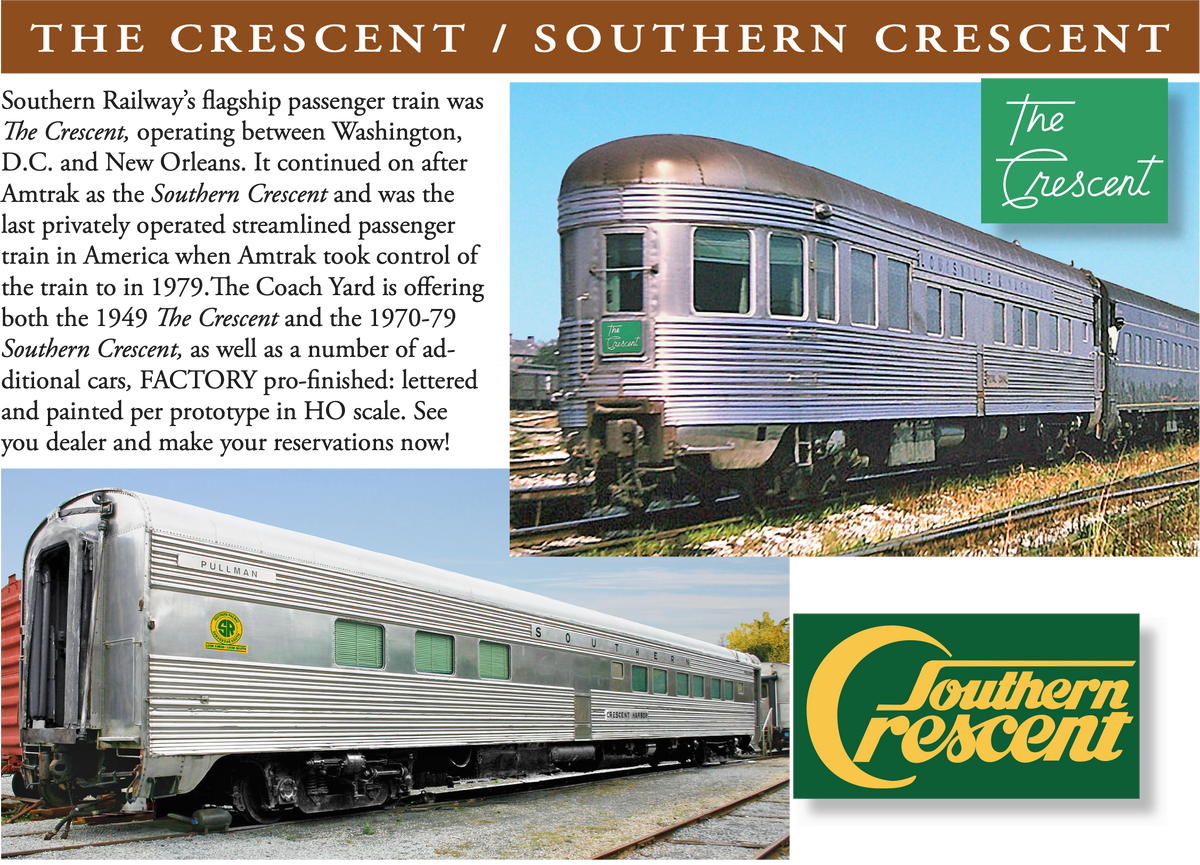 HO Brass TCY - The Coach Yard SOU - Southern Railway 1949 and 1970-79 ...