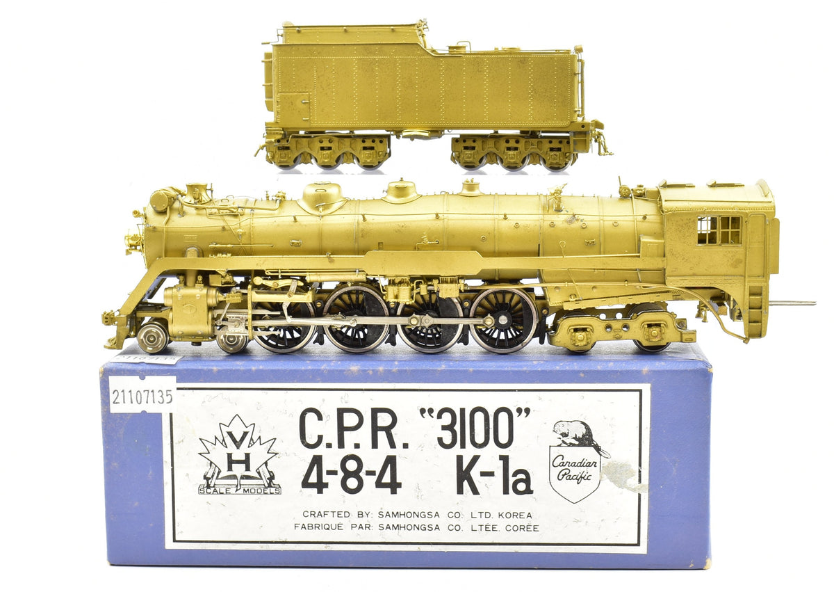 HO Brass VH - Van Hobbies CPR - Canadian Pacific Railway "3100" K-1a 4 ...