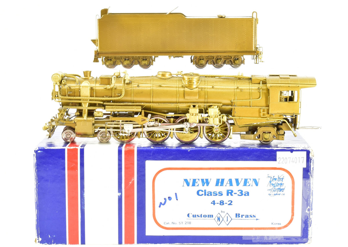 HO Brass NJ Custom Brass NH - New Haven Class R-3a 4-8-2 Mountain ...