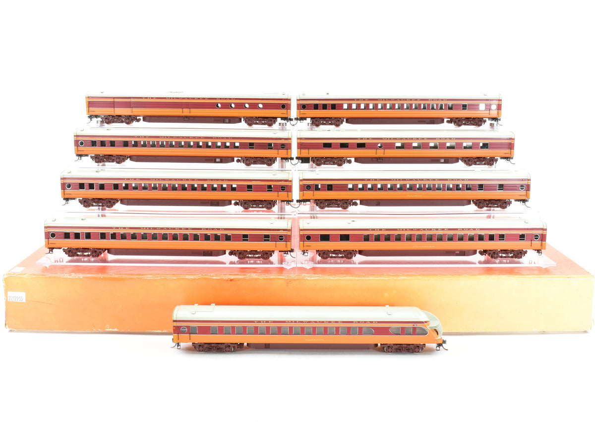 HO Brass PSC - Precision Scale Co. Milwaukee Road 1939 Hiawatha 9-Car ...