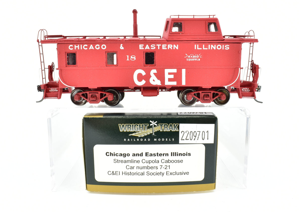 HO Resin Wright Trak C&EI - Chicago & Eastern Illinois Streamline Cupo ...