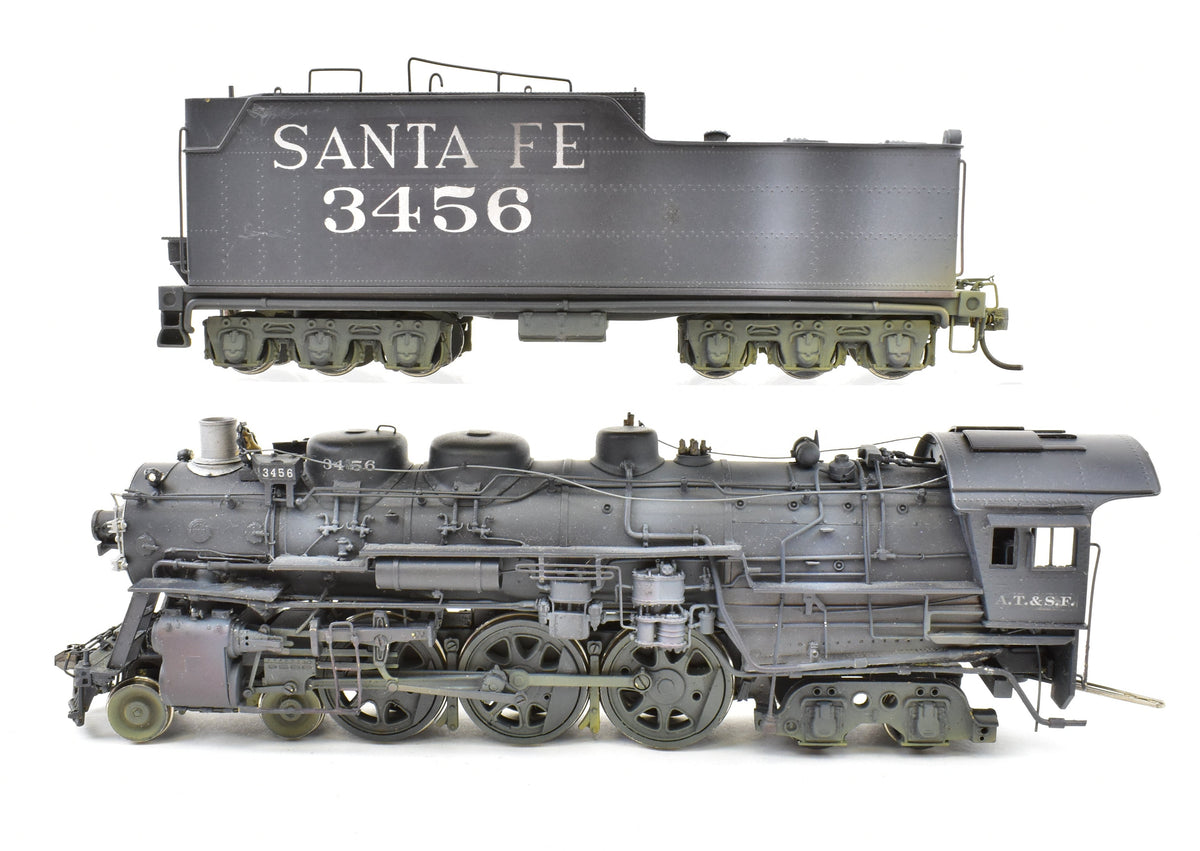 HO Brass Key Imports ATSF - Santa Fe 3450 Class 4-6-4 Modernized Custo ...
