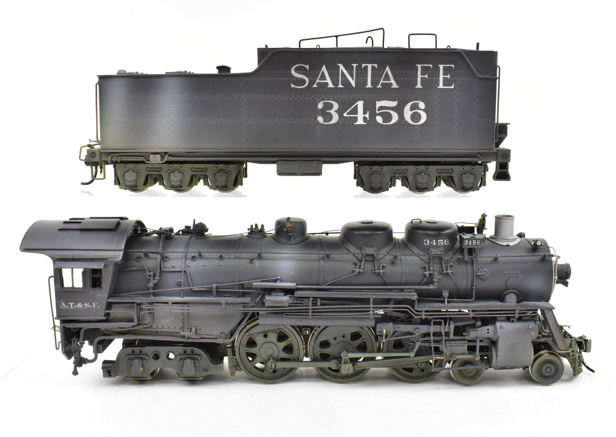 HO Brass Key Imports ATSF - Santa Fe 3450 Class 4-6-4 Modernized Custo ...