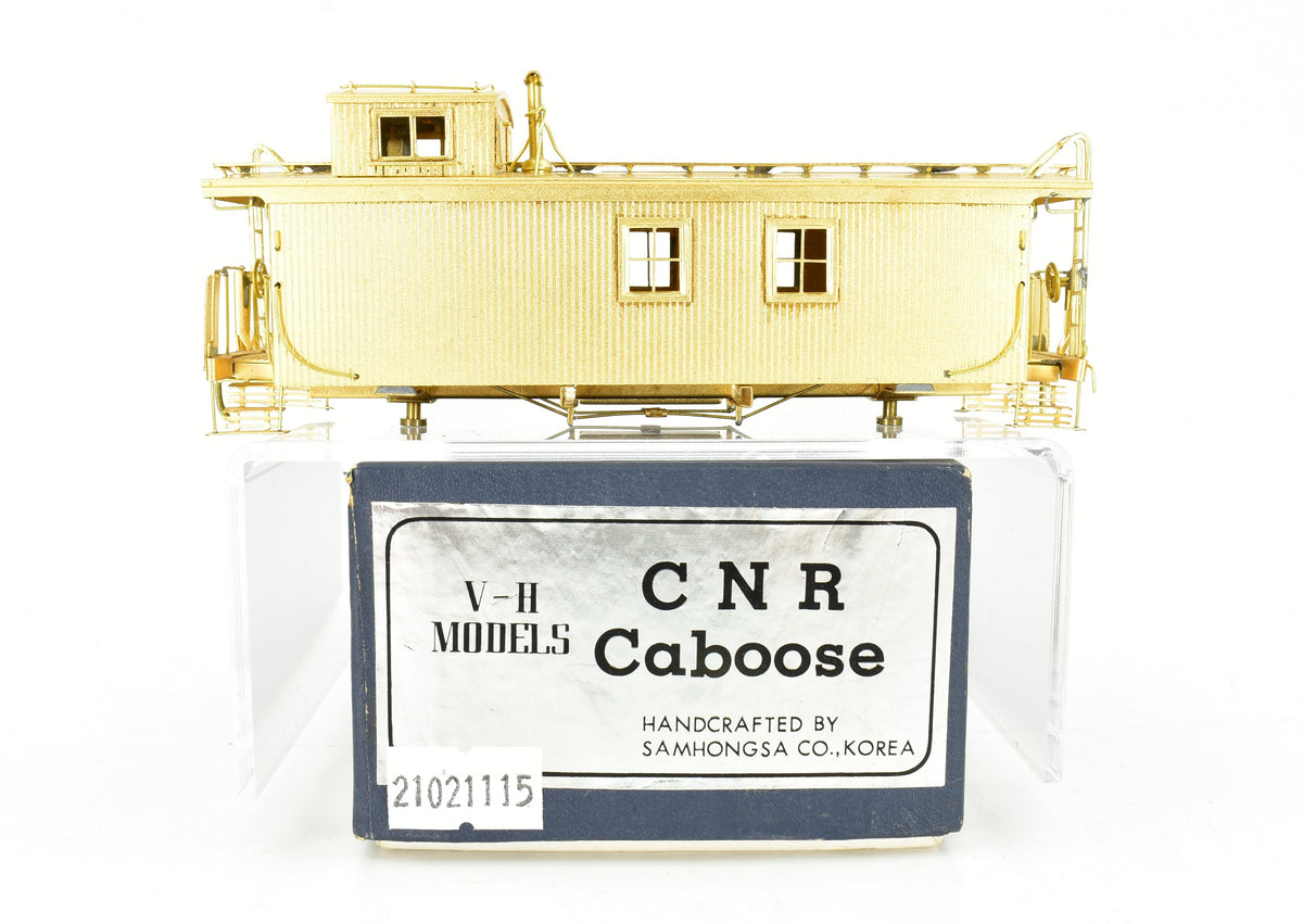 HO Brass VH - Van Hobbies CNR - Canadian National Railway Wood Caboose ...