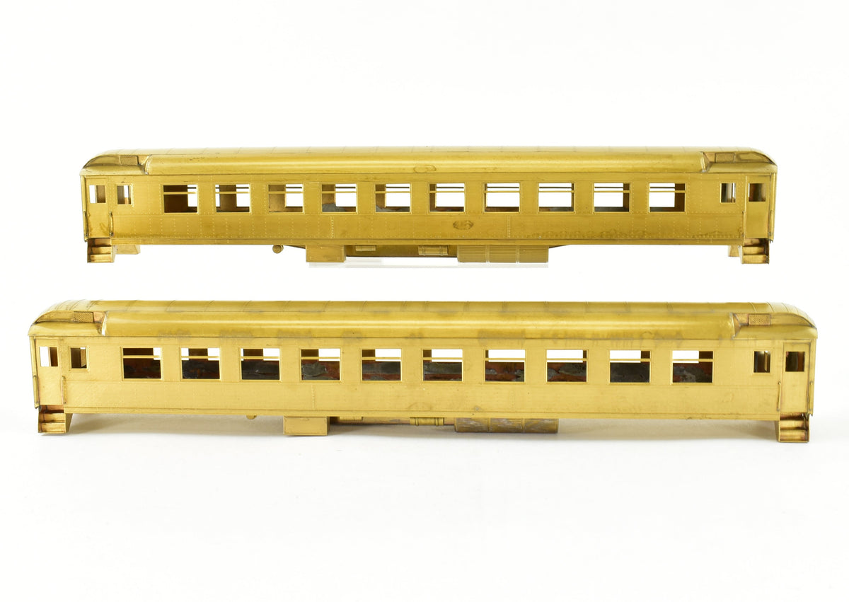 HO Brass Lambert #840 ATSF - Santa Fe Pair of Heavyweight Coaches With ...