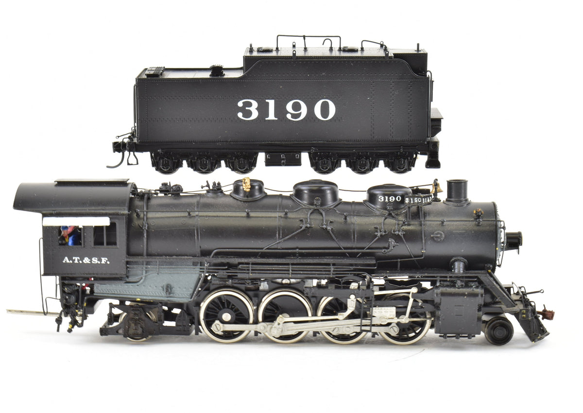 HO Brass Sunset Models ATSF - Santa Fe 3160/4000 Class 2-8-2 Mikado Pr ...