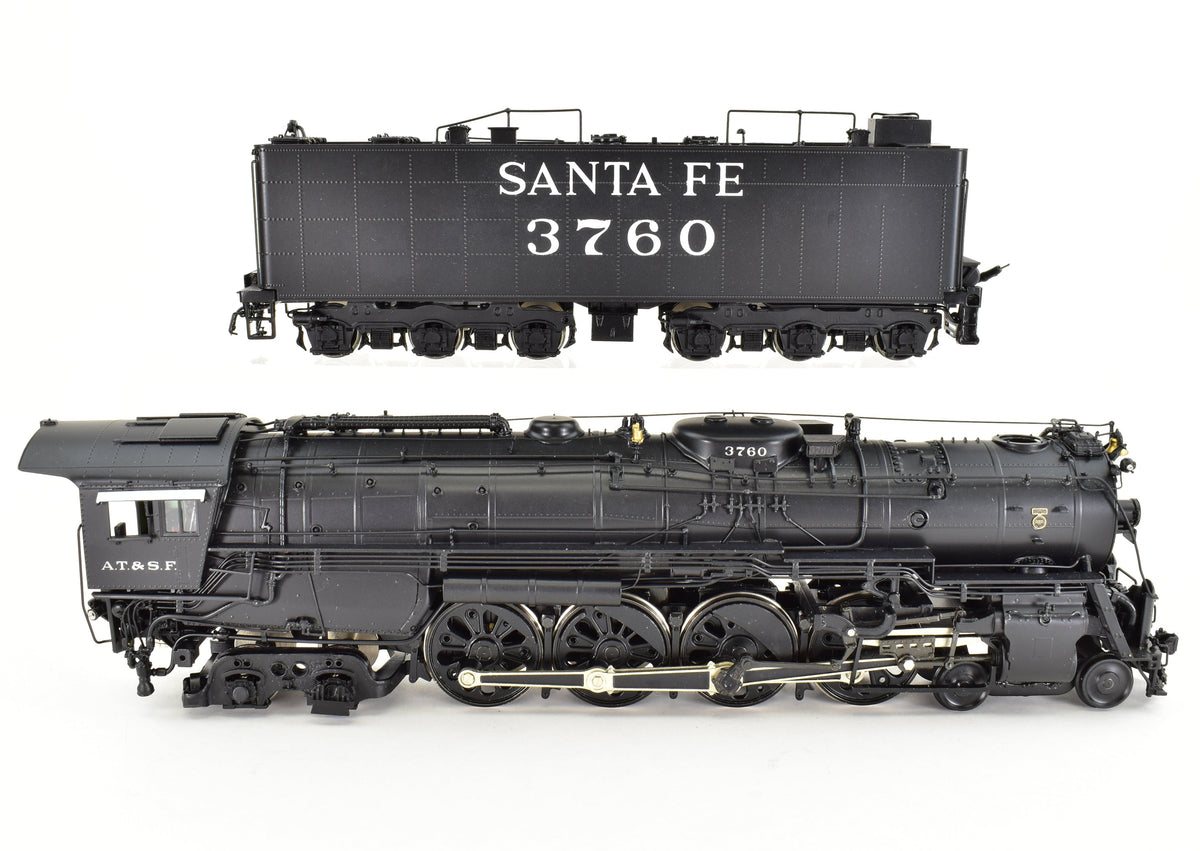 HO Brass Hallmark Models ATSF - Santa Fe 3751 Class 4-8-4 Modernized F ...