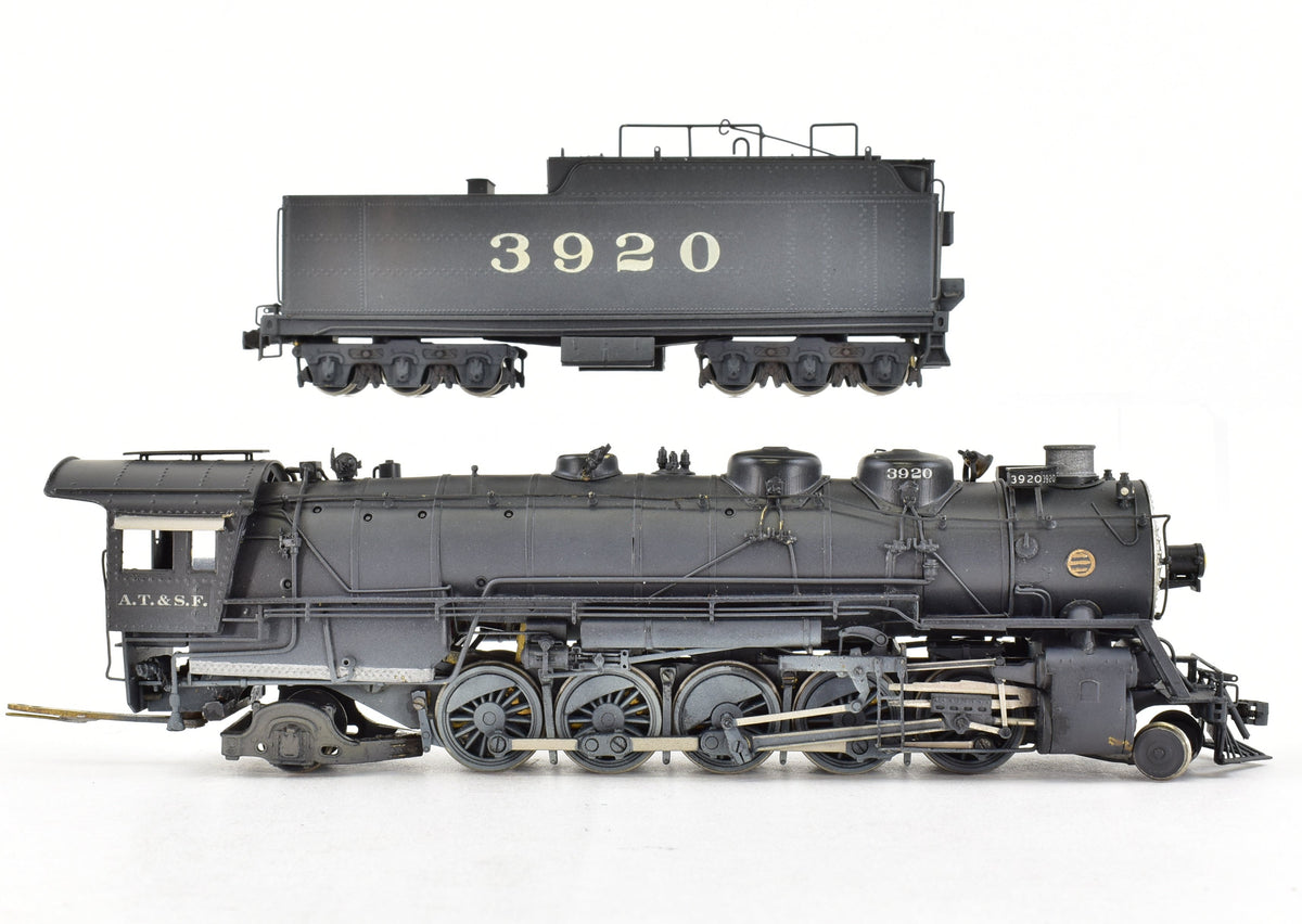 HO Brass PFM - United ATSF - Santa Fe 2-10-2 3800 Class Custom Painted ...