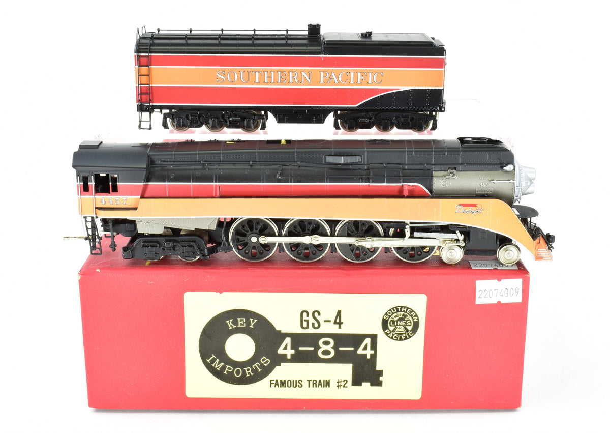 HO Brass Key Imports SP - Southern Pacific GS-4 4-8-4 Daylight FP No ...