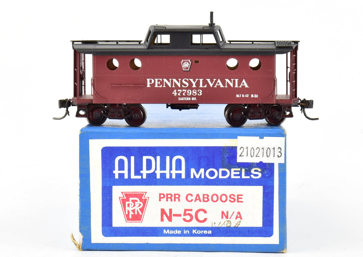 HO Brass Alpha Models PRR - Pennsylvania Railroad N-5C Cabin Car - CP ...