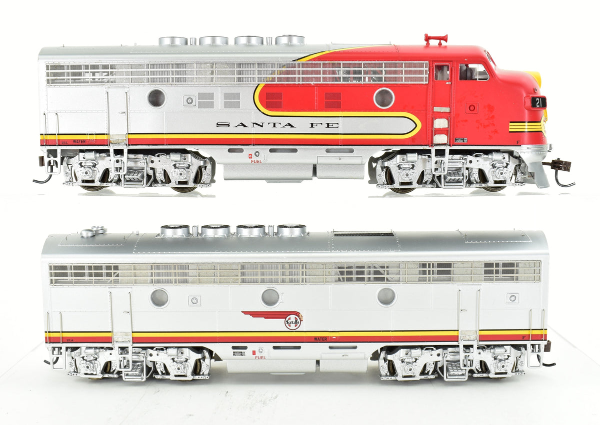 HO Athearn Genesis ATSF - Santa Fe EMD F3A/F3B Set #21L and 21A – ReSourced Rails