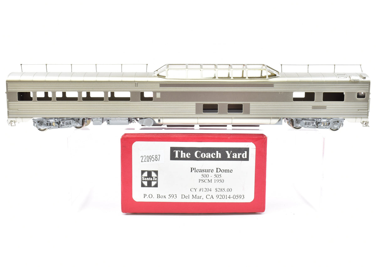 HO Brass TCY - The Coach Yard ATSF - Santa Fe 1950 Pullman Lightweight ...