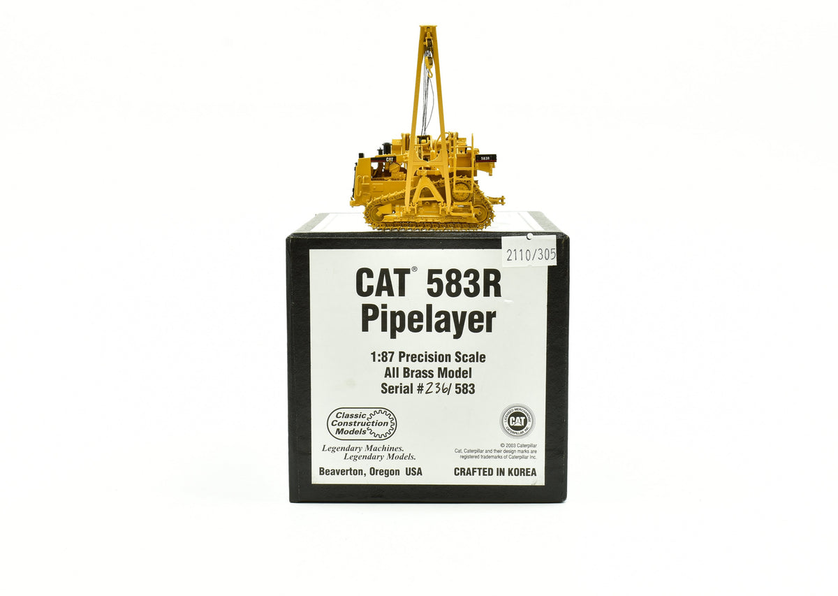 HO Brass CON CCM Models No. 583 Caterpillar 583R Pipelayer 1:87th Scal ...