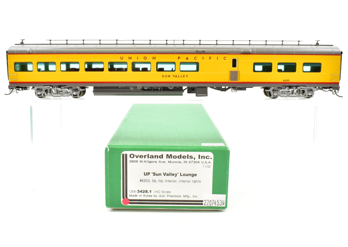 HO Brass CON OMI - Overland Models, Inc. UP - Union Pacific "Sun Valle ...