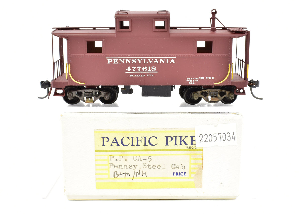 HO Brass Pacific Pike PRR - Pennsylvania Railroad Class N5 Caboose Cus ...