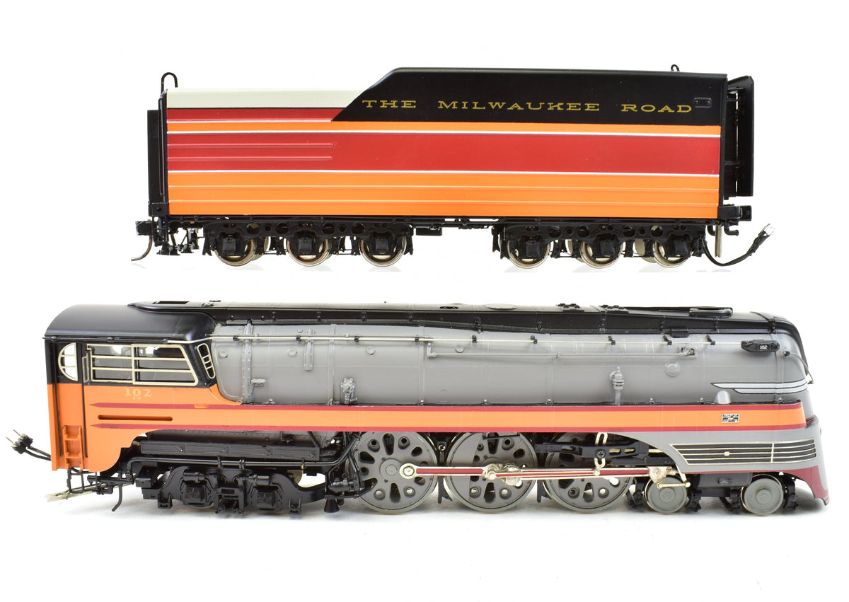 HO Brass PSC - Precision Scale Co. MILW - Milwaukee Road 4-6-4 F-7 Hud – ReSourced Rails