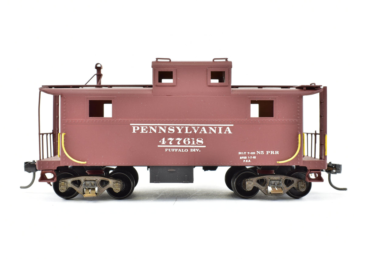 HO Brass Pacific Pike PRR - Pennsylvania Railroad Class N5 Caboose Cus ...