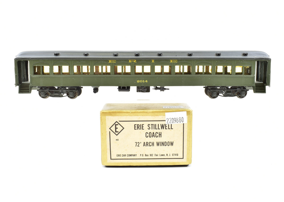 HO Resin Erie Car Company Erie Railroad Stillwell Coach 72' Coach Arch ...