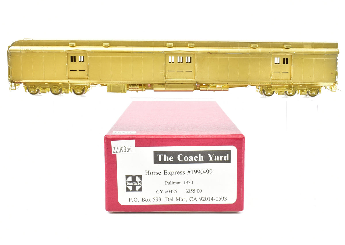 HO Brass TCY - The Coach Yard ATSF - Santa Fe Heavyweight Horse Expres ...