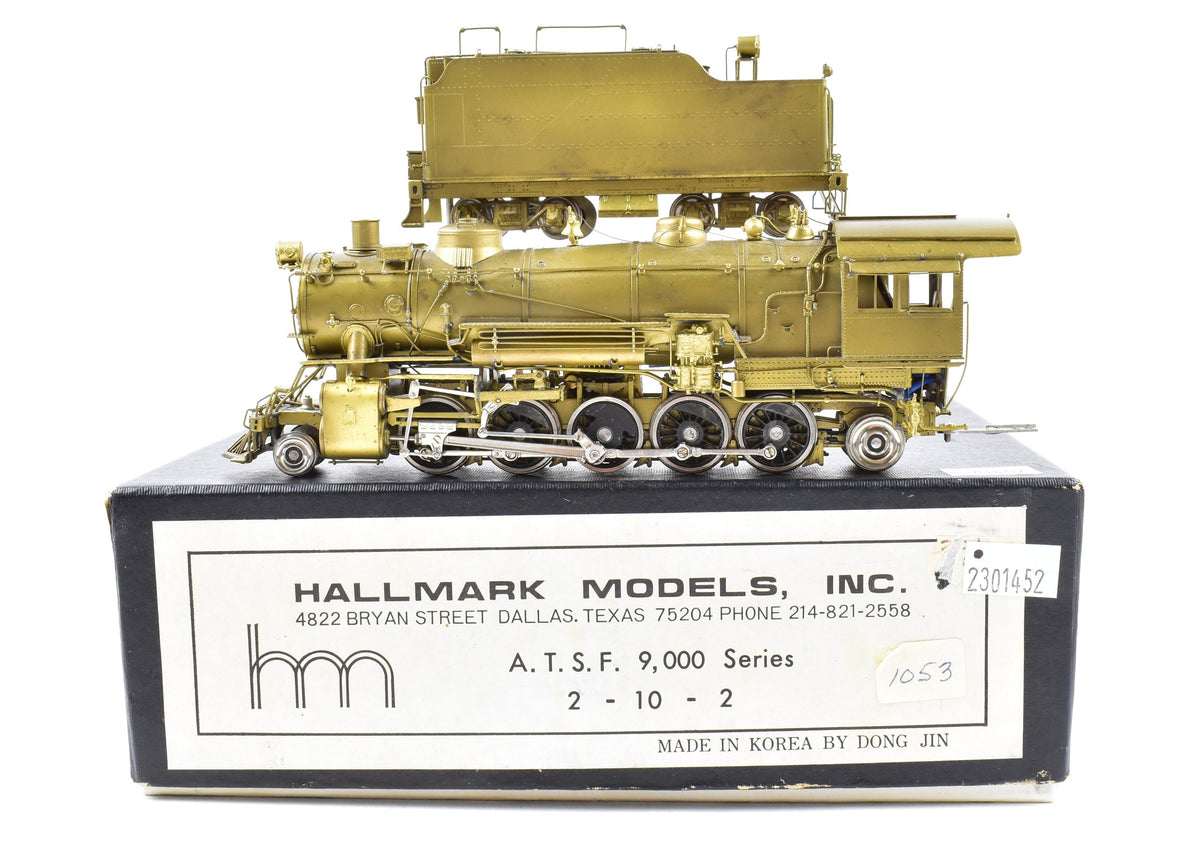 HO Brass Hallmark Models ATSF - Santa Fe 9000 Series 2-10-2 – ReSourced ...