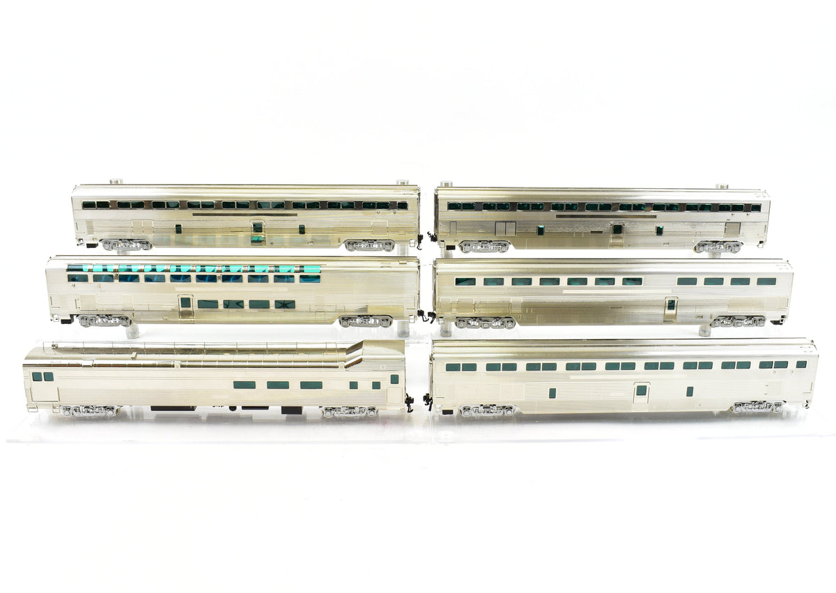 HO Brass CON Hallmark Models ATSF - Santa Fe High Level 6-Car Set Supe ...