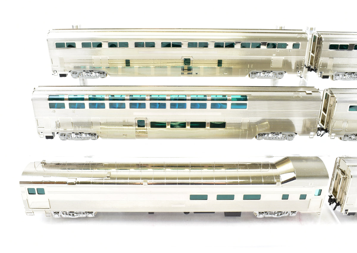 HO Brass CON Hallmark Models ATSF - Santa Fe High Level 6-Car Set Supe ...