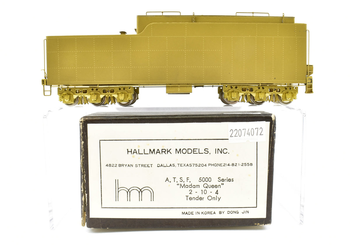 HO Brass Hallmark Models ATSF - Santa Fe 5000 Series 2-10-4 "Madame Qu ...