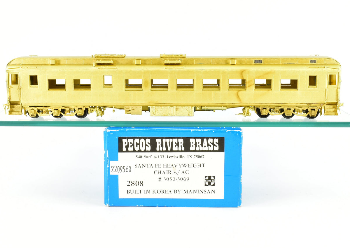 HO Brass Pecos River Brass ATSF - Santa Fe Heavyweight Chair Car With ...