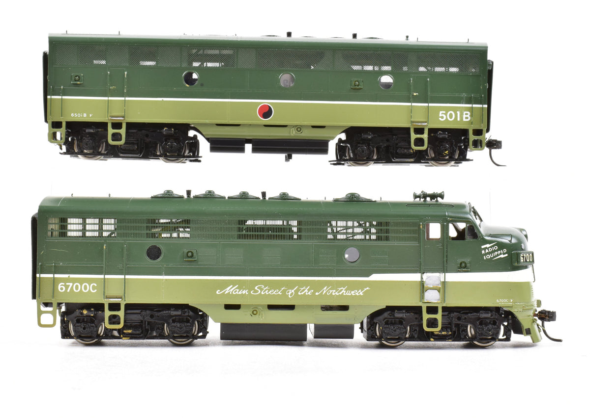 HO Brass Oriental Limited NP - Northern Pacific EMD F9a/F3b CP Nos. 67 ...
