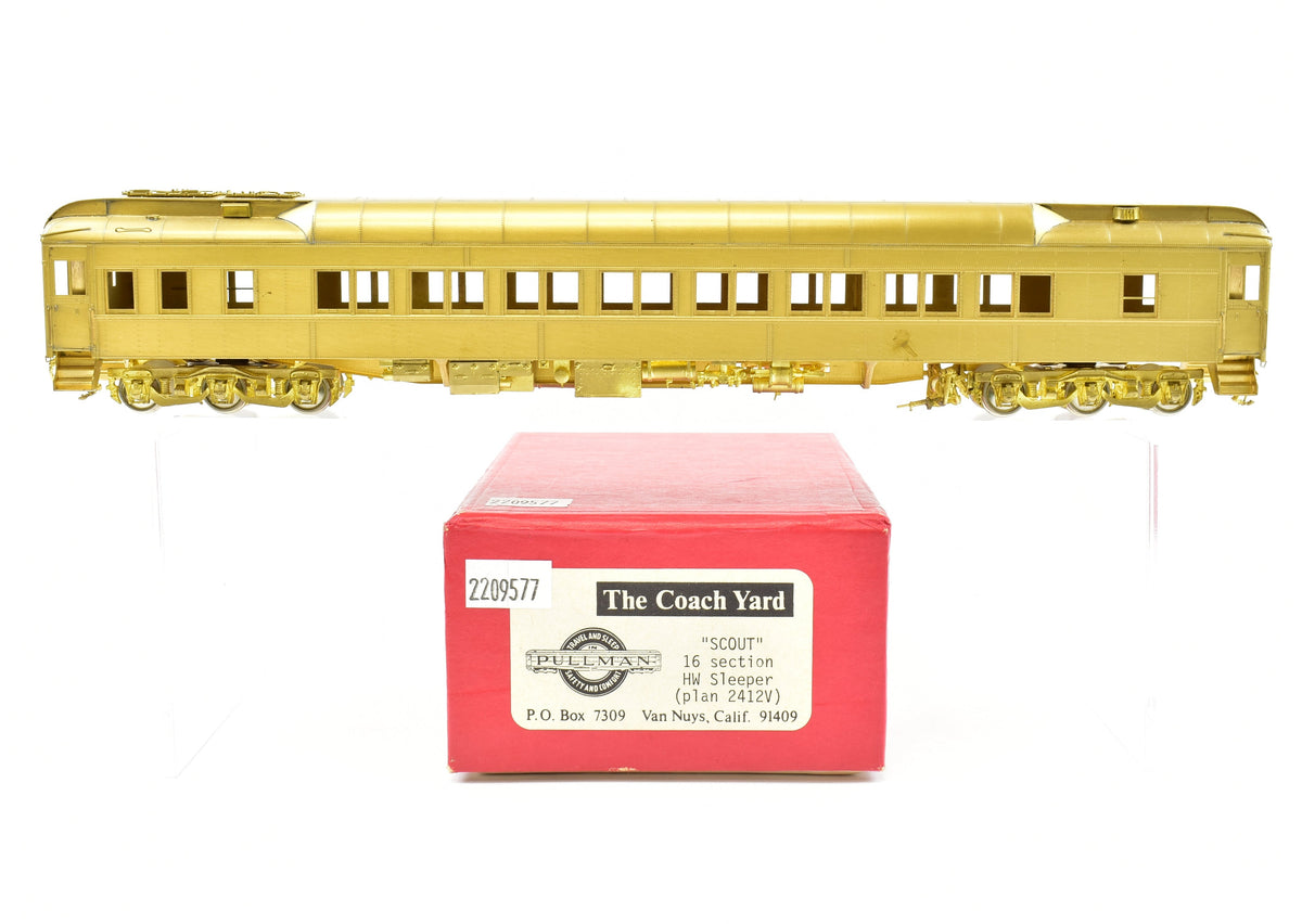 HO Brass TCY - The Coach Yard ATSF - Santa Fe Heavyweight "Scout" 16-S ...