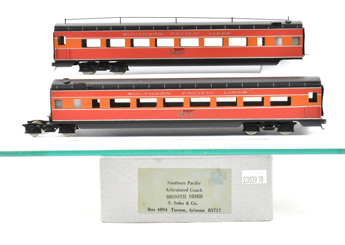HO Brass Soho SP - Southern Pacific Articulated Coach Smooth Side Cust ...