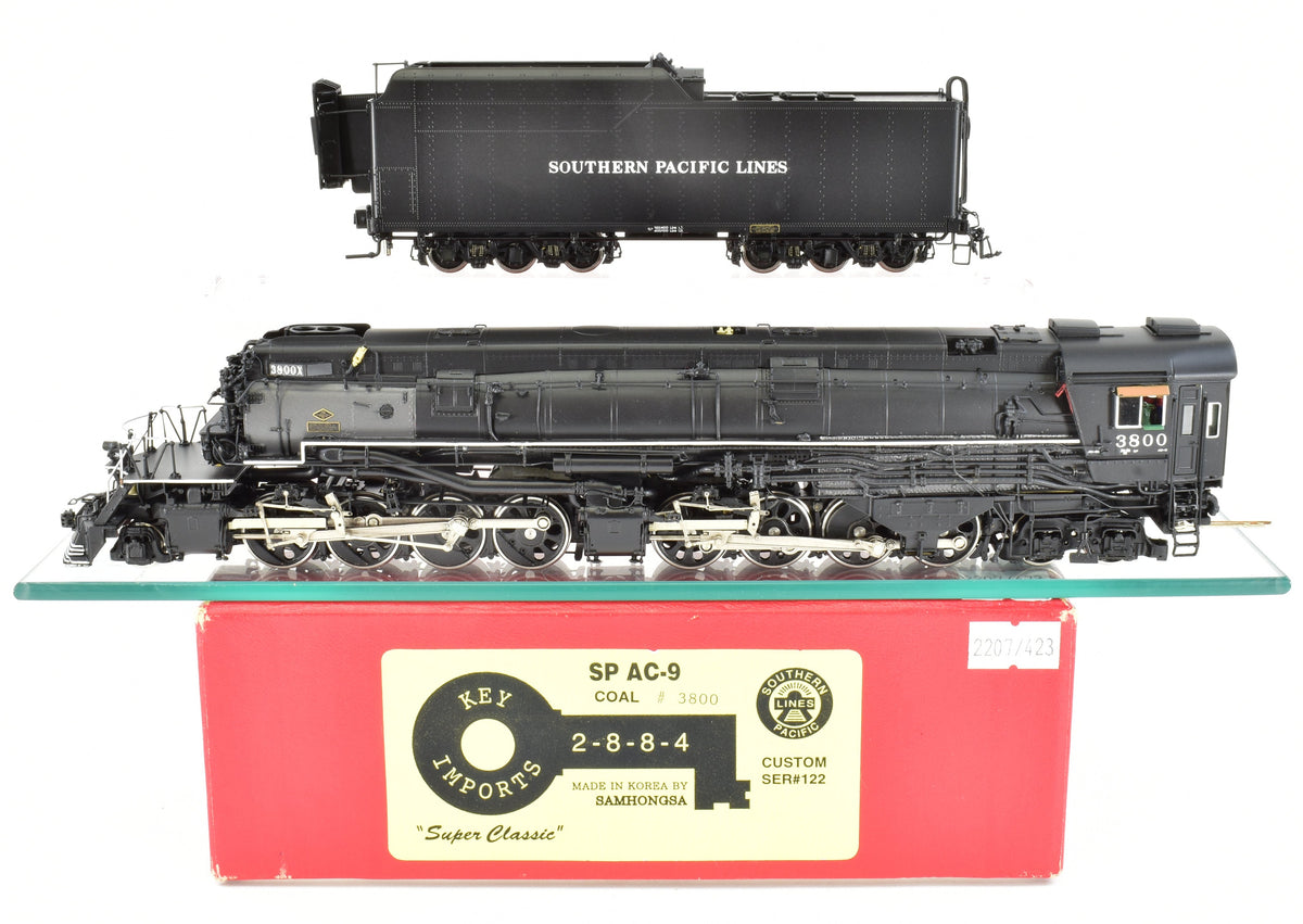 HO Brass CON Key Imports SP - Southern Pacific Class AC-9 2-8-8-4 Coal ...