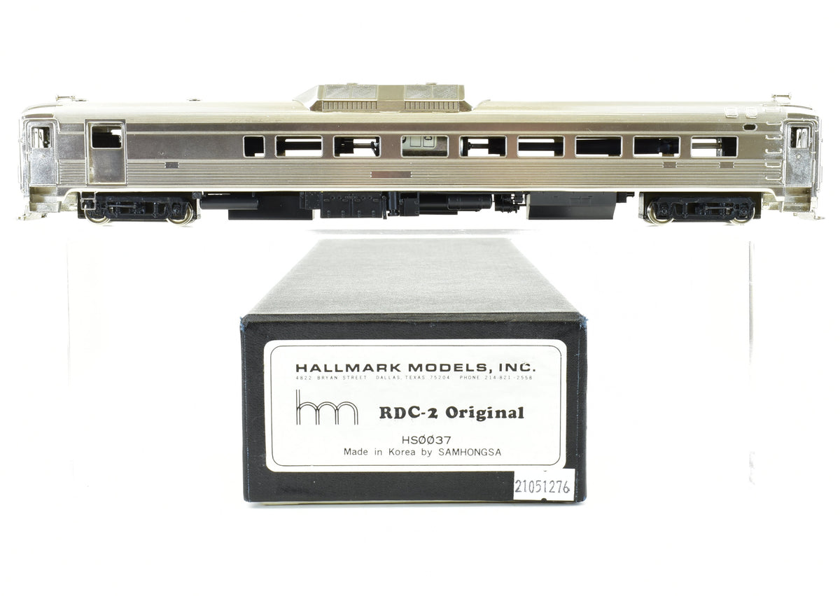 HO Brass Hallmark Models Various Roads Budd RDC-2 Rail Diesel Car Orig ...